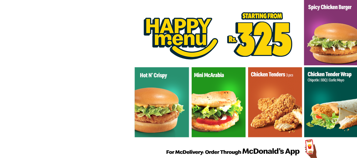 Home - McDonald's: Burgers, Fries & More | McDonald's Pakistan